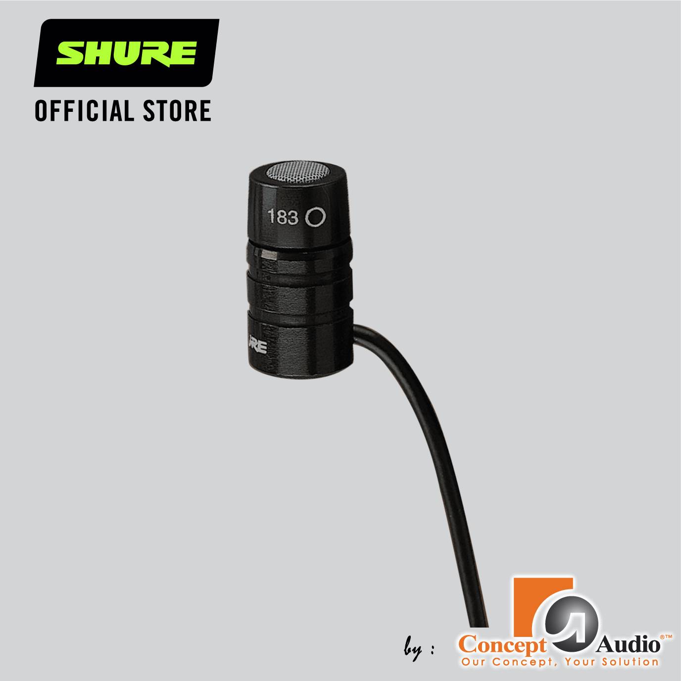 SHURE MX183 Omnidirectional Lavalier Microphone