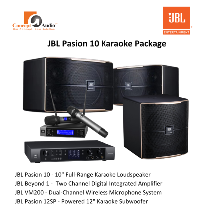 JBL Pasion 10 Karaoke Package