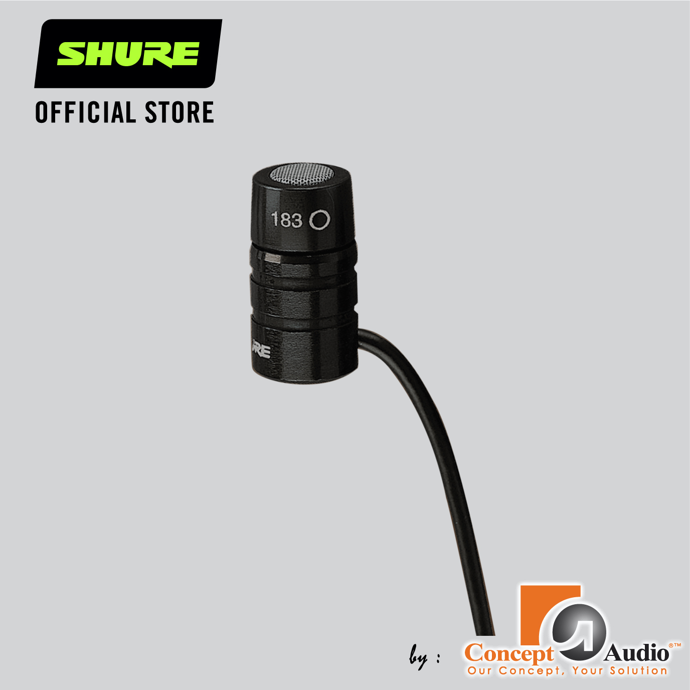 SHURE MX183 Omnidirectional Lavalier Microphone